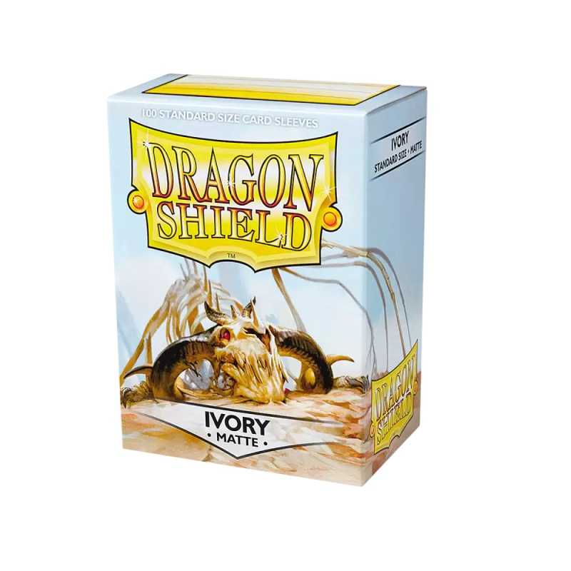 Dragon Shield - Standard Sleeves - Matte Ivory (100 Sleeves) – La Escotilla